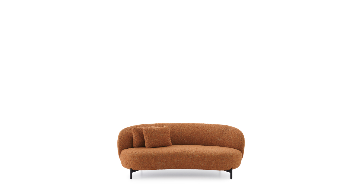 Lunam sofa Curly cihlová | Kartell