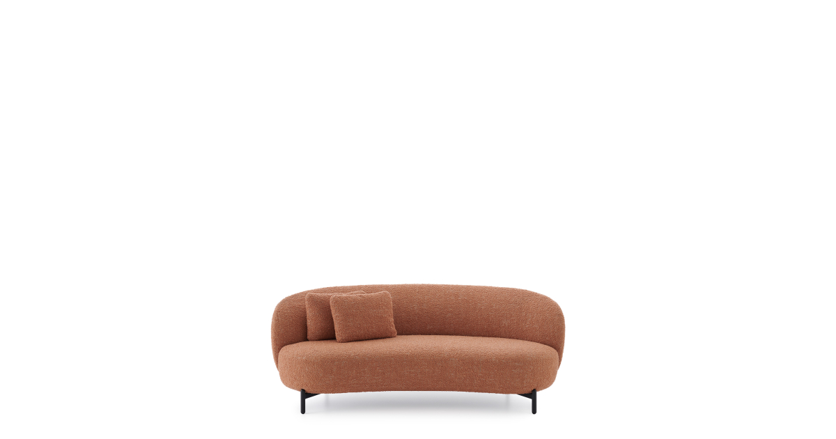 Lunam sofa Curly pudrová | Kartell